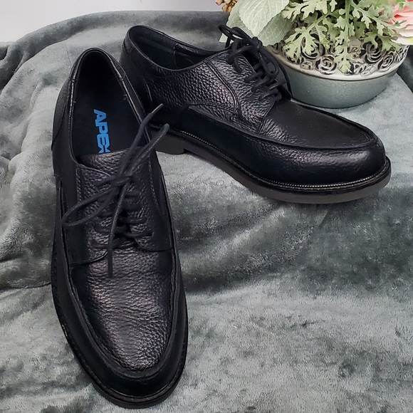 Apex | Shoes | Apex Mens Moc Toe Oxford Dress Shoe Size 85wide | Poshmark